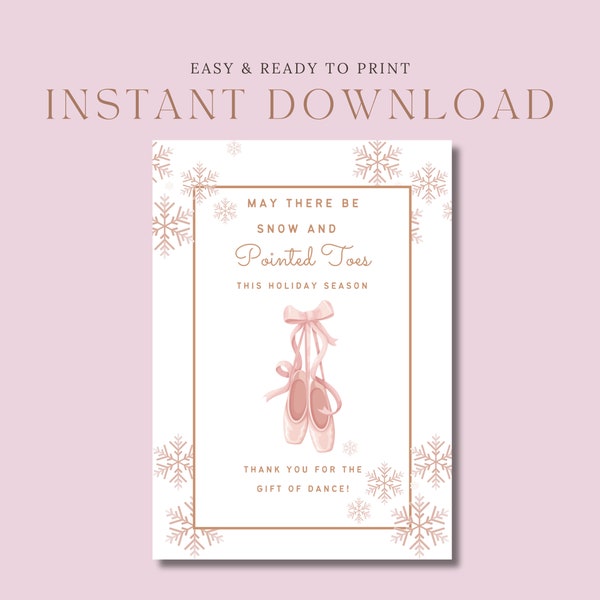 Dance Teacher Card - Etsy