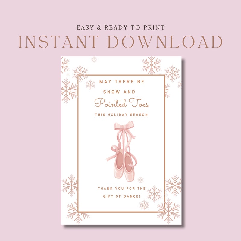 Dance Teacher Card - Etsy