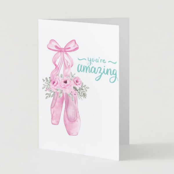 Dance Recital Card - Etsy