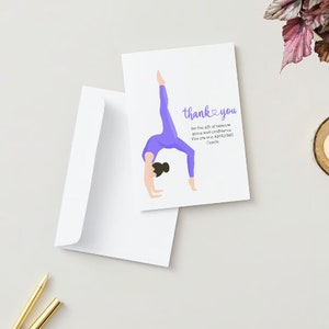 Gymnastics Coach Thank You Card- **instant Digital Download ** - Etsy