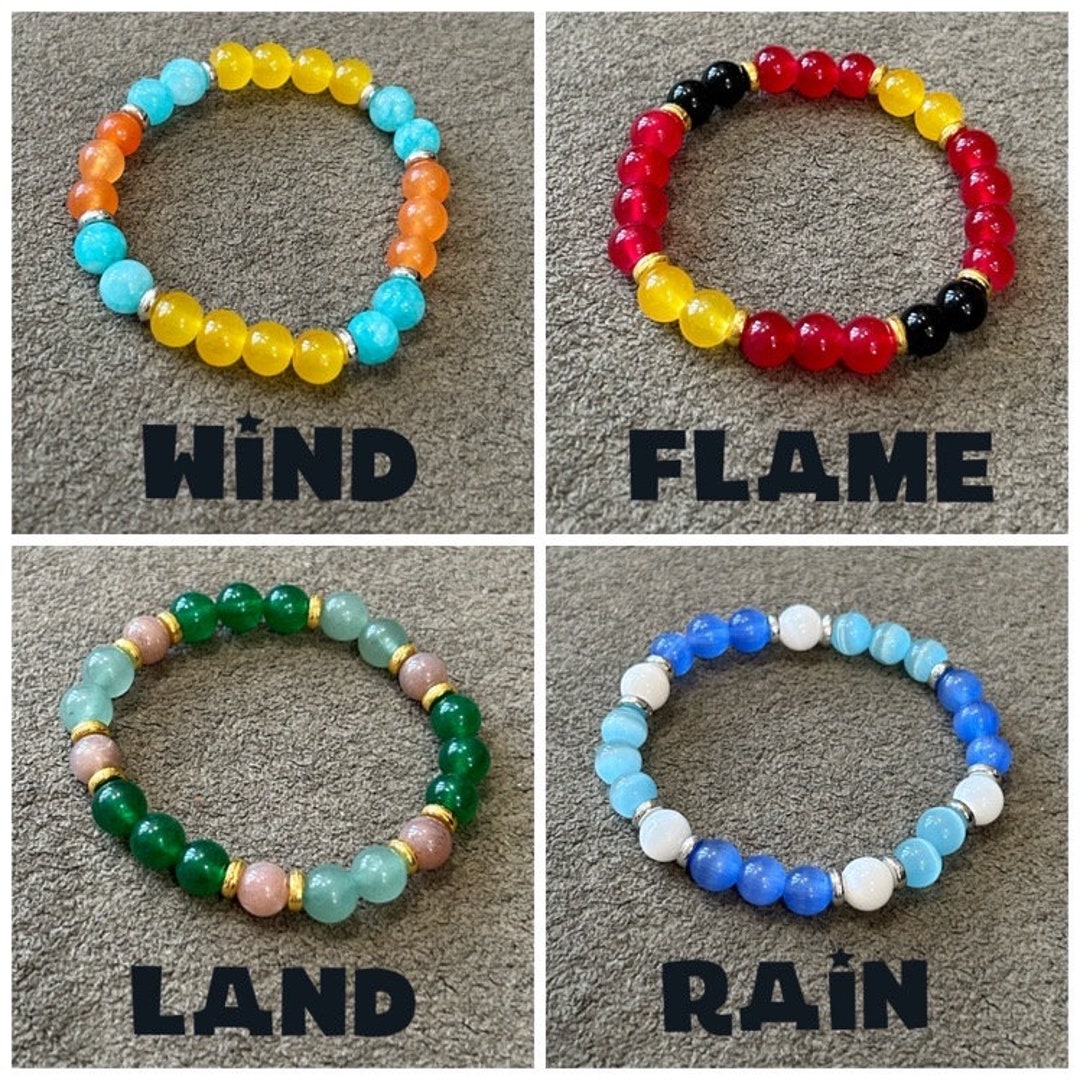 Element Manipulation Beaded Bracelets - Etsy