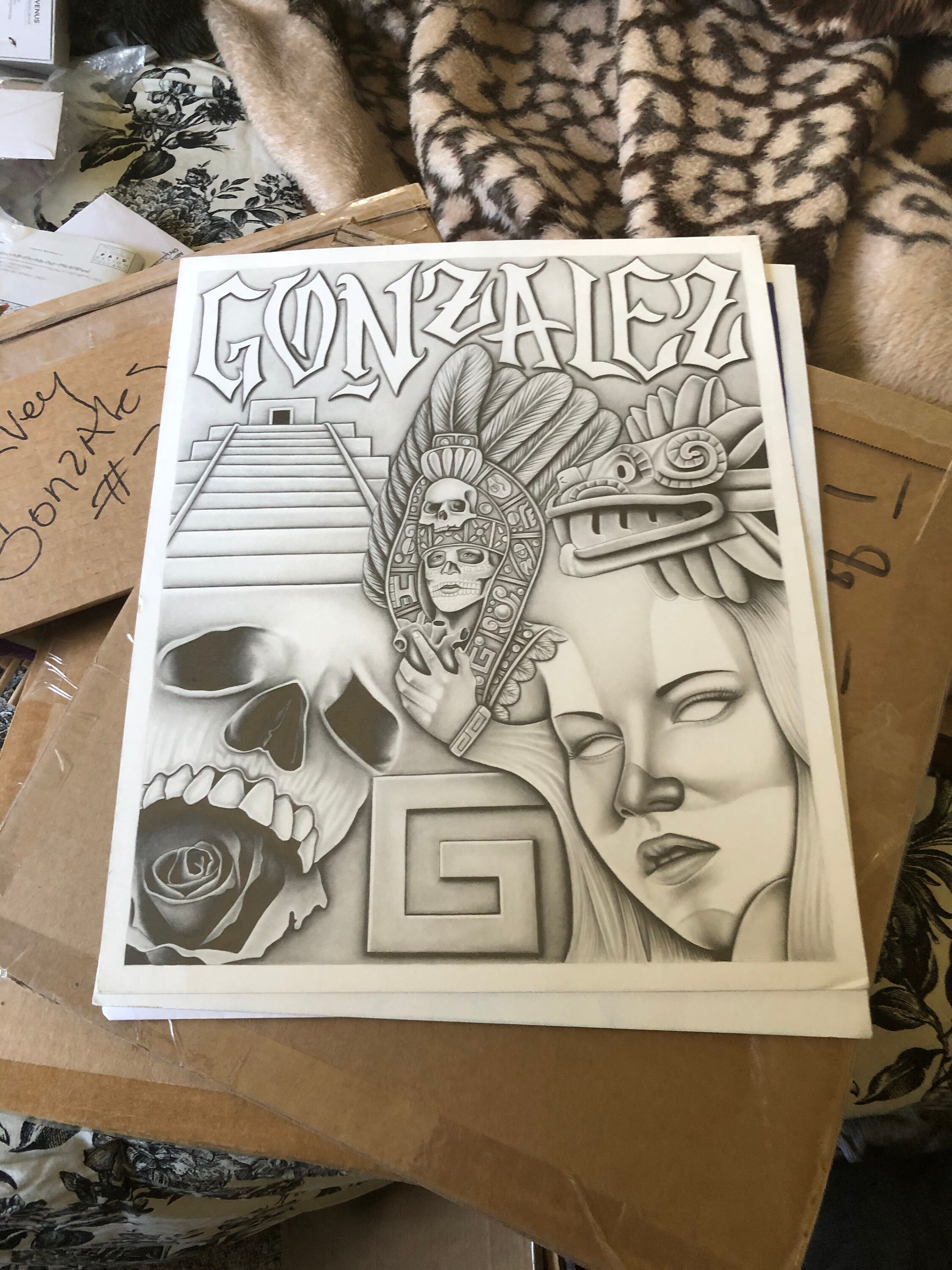 Mexican Prison Drawings