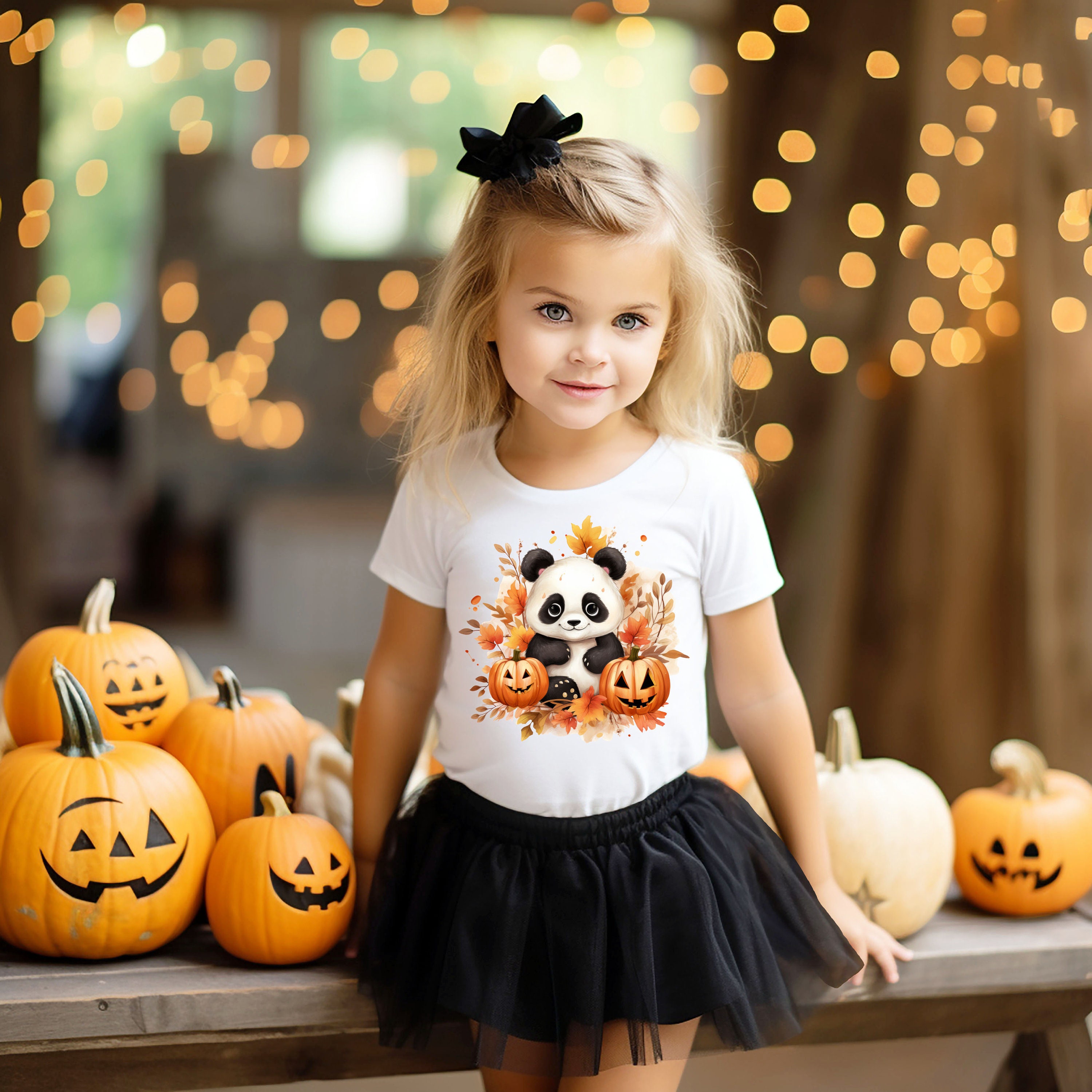 Halloween Panda, Panda Clipart, Watercolor Art, Watercolor Clipart ...