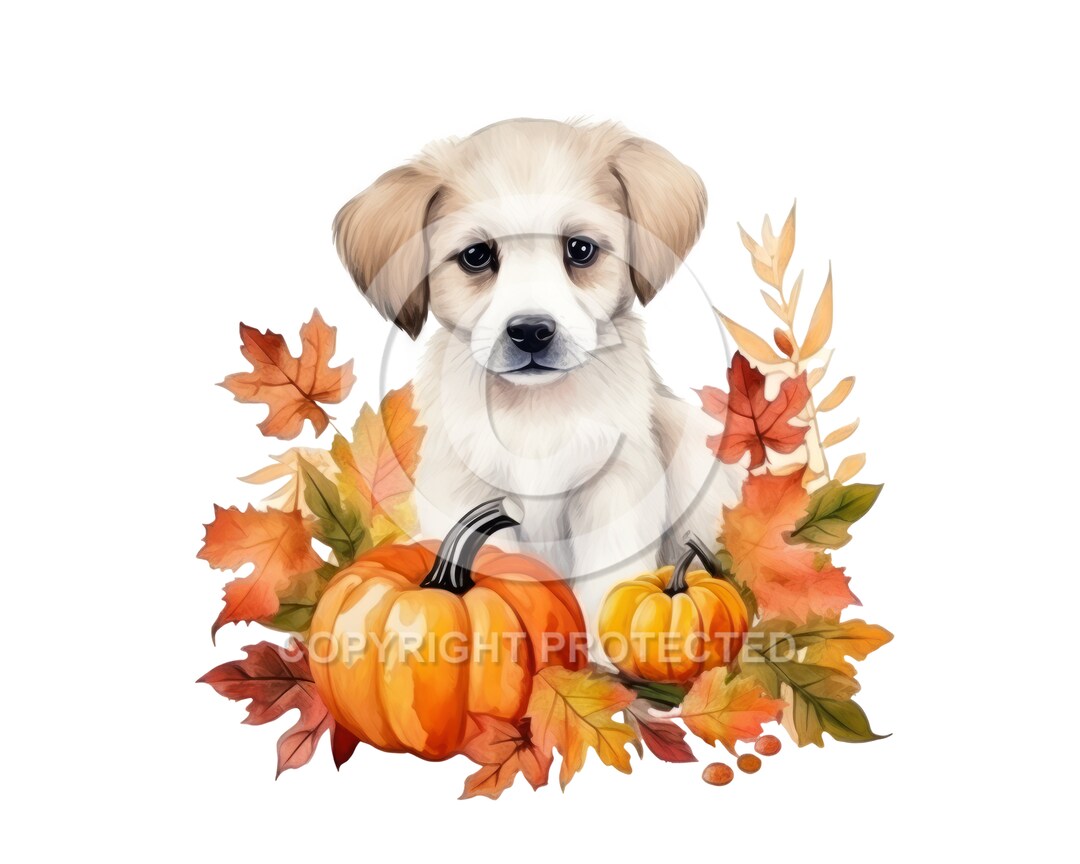 Halloween Dog Dog Clipart Watercolor Art Watercolor - Etsy