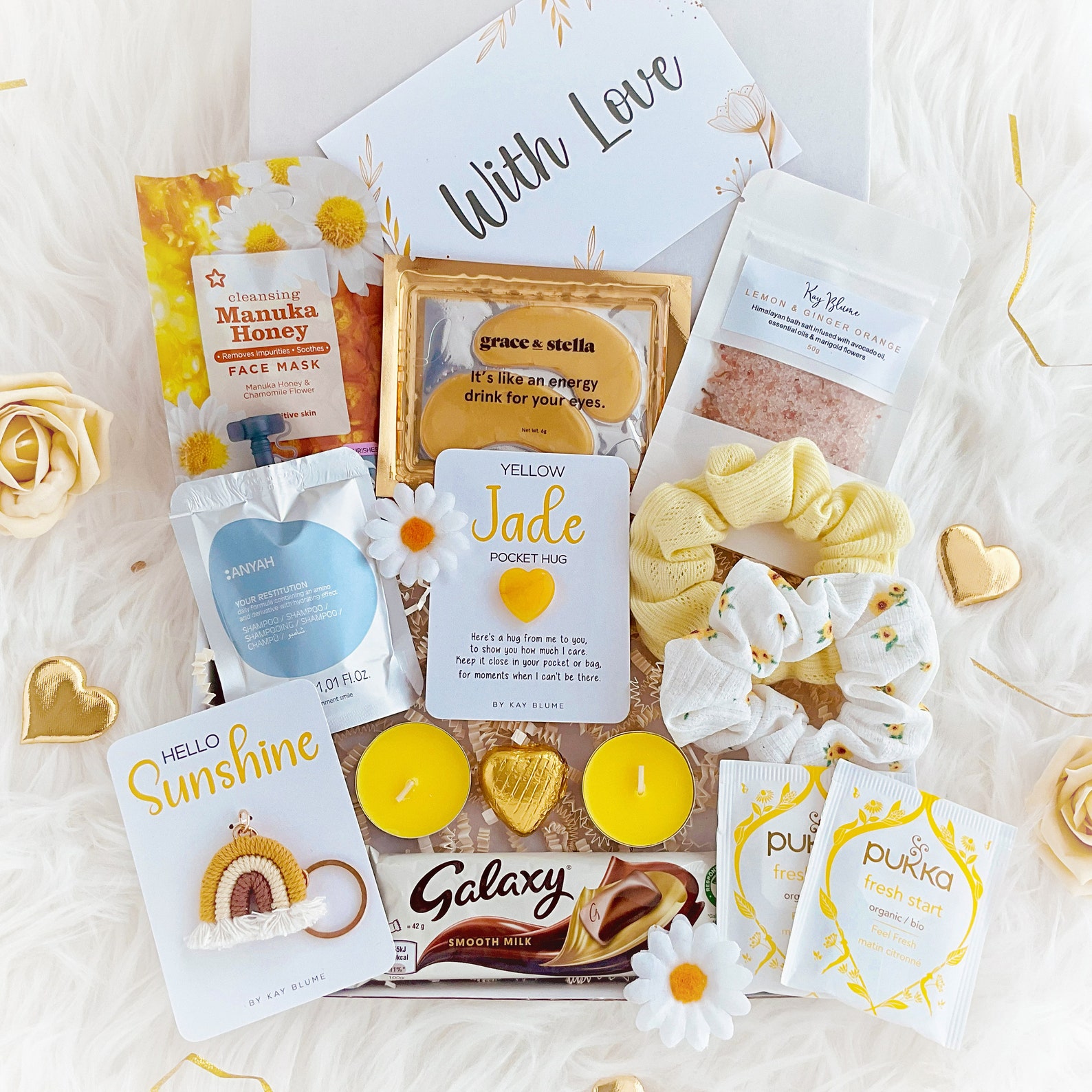 Daisy Letterbox Gift for Her, Hug in a Box, Personalised Spa Gift Box ...