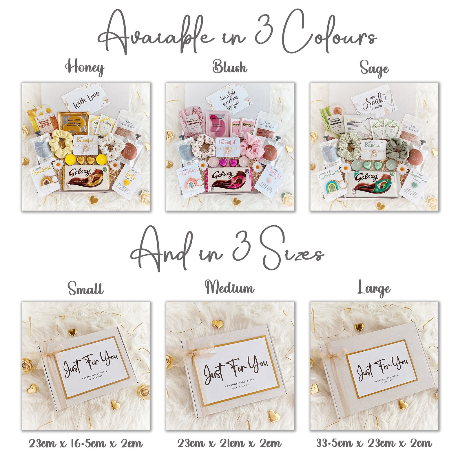 Daisy Letterbox Gift for Her, Hug in a Box, Personalised Spa Gift Box ...