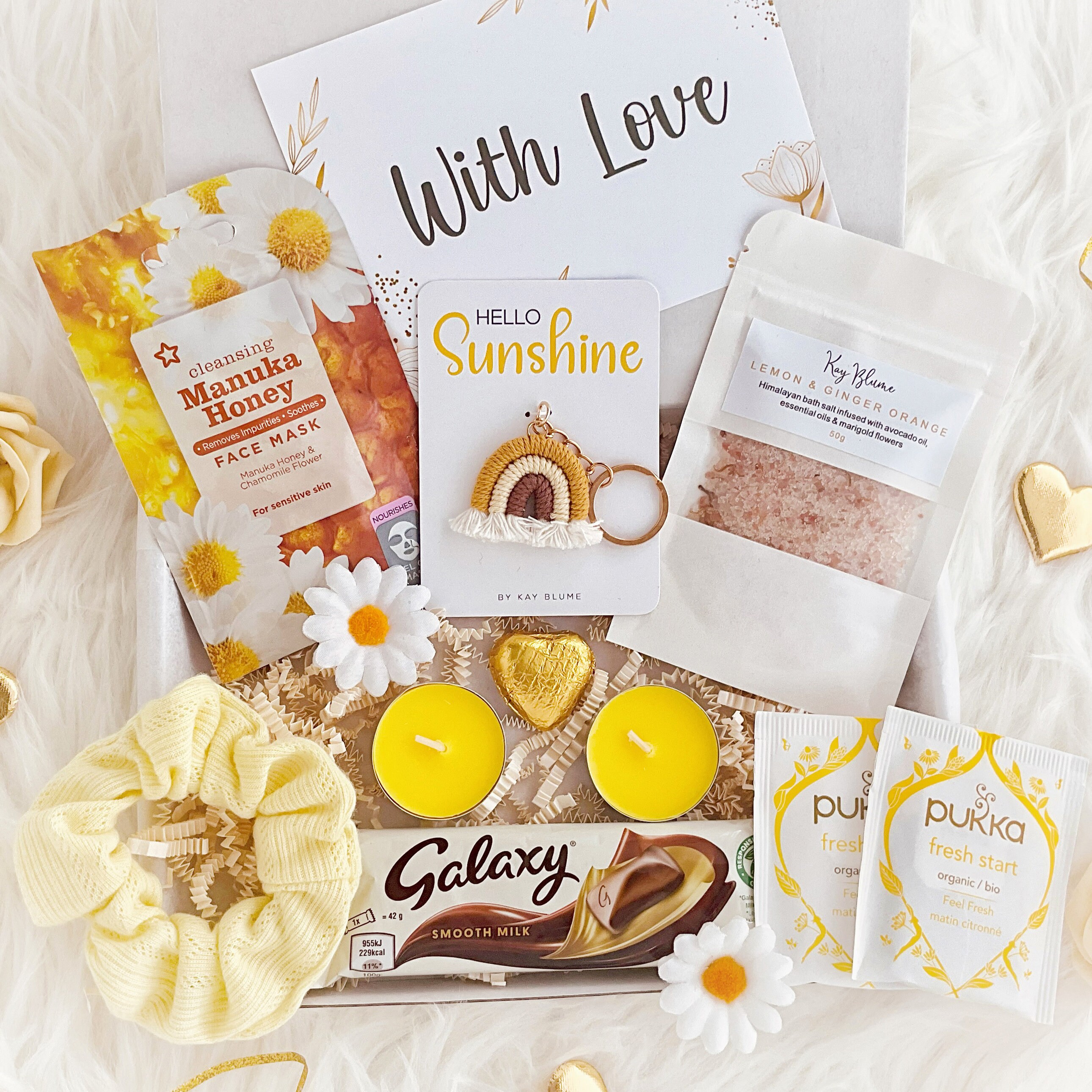 Daisy Letterbox Gift for Her, Hug in a Box, Personalised Spa Gift Box ...