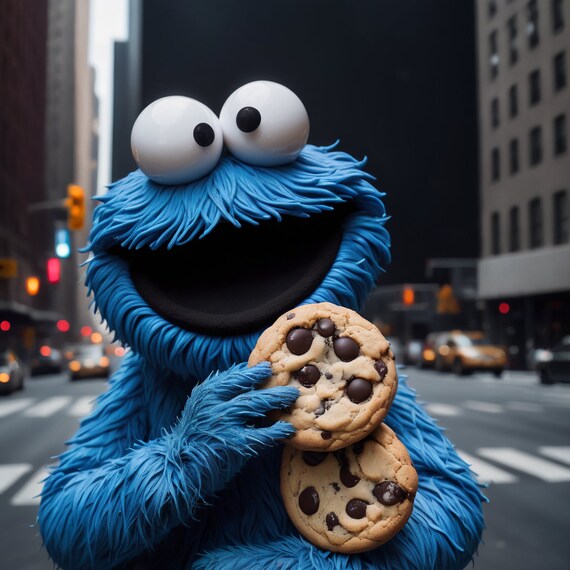 Cookie Monster Art