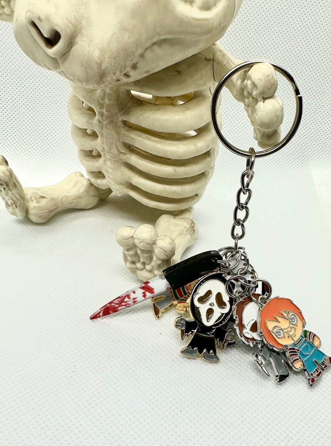 Horror Keychain / Halloween Keychain / Scary Keychain / Fall Keychain ...