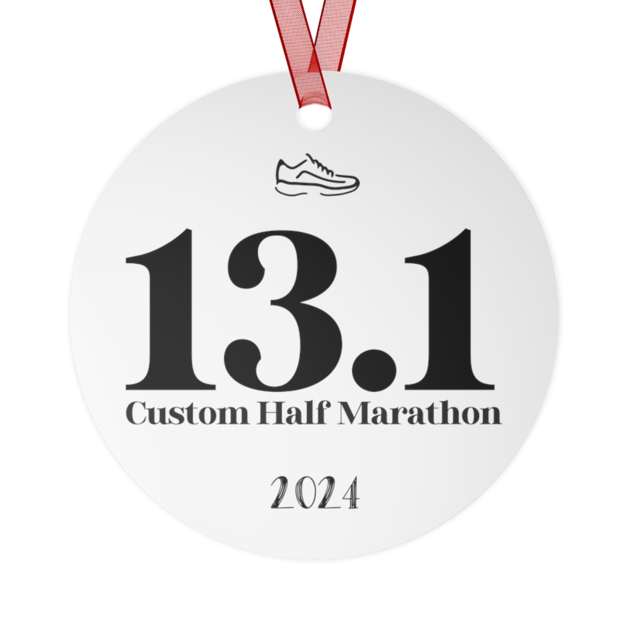 Personalized Runner Ornament, 13.1 Half Marathon, Custom Runners ...