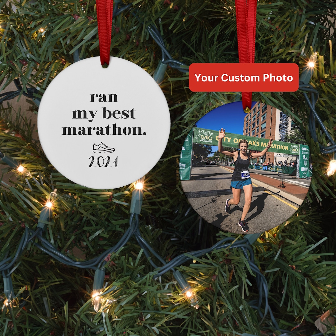 Personalized Runner Ornament, Custom Runners Gift, Marathon Gifts ...