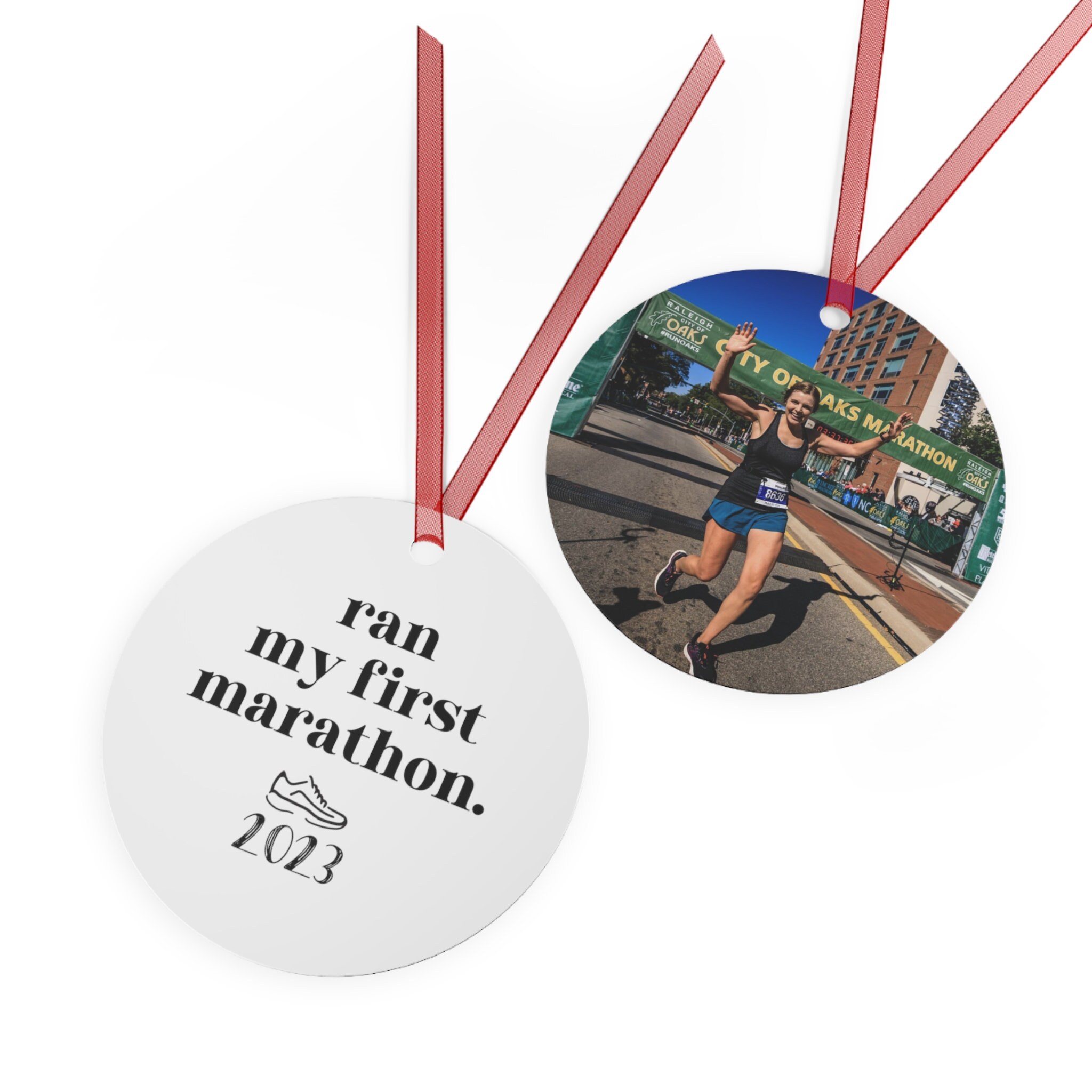 Personalized Runner Ornament, Custom Runners Marathon Gifts, Christmas ...