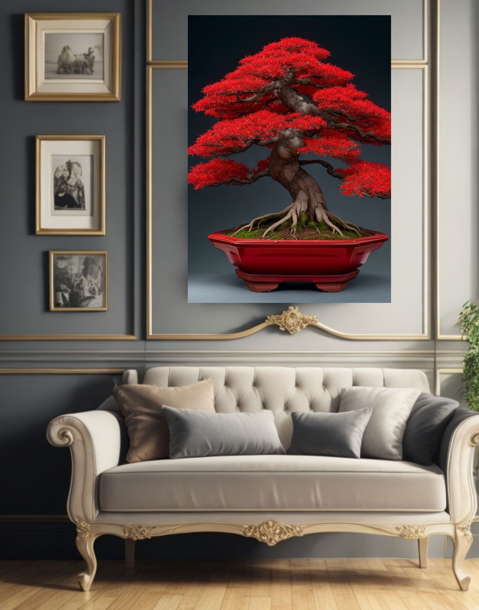 Bonsai Wall Art, Printable Artwork, Miniature Tree, Asian Aesthetic ...