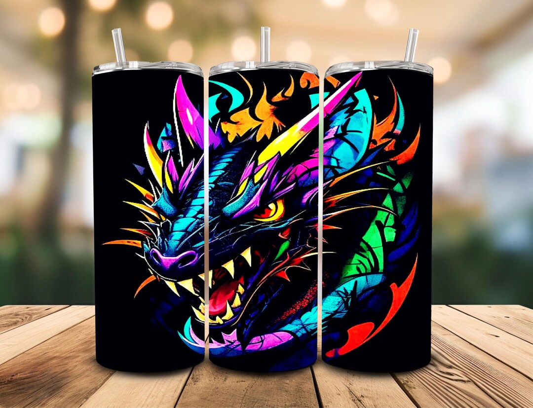 Mythical Legendary Dragon 16 Oz Thermal Sublimation Tumbler, Kids World ...