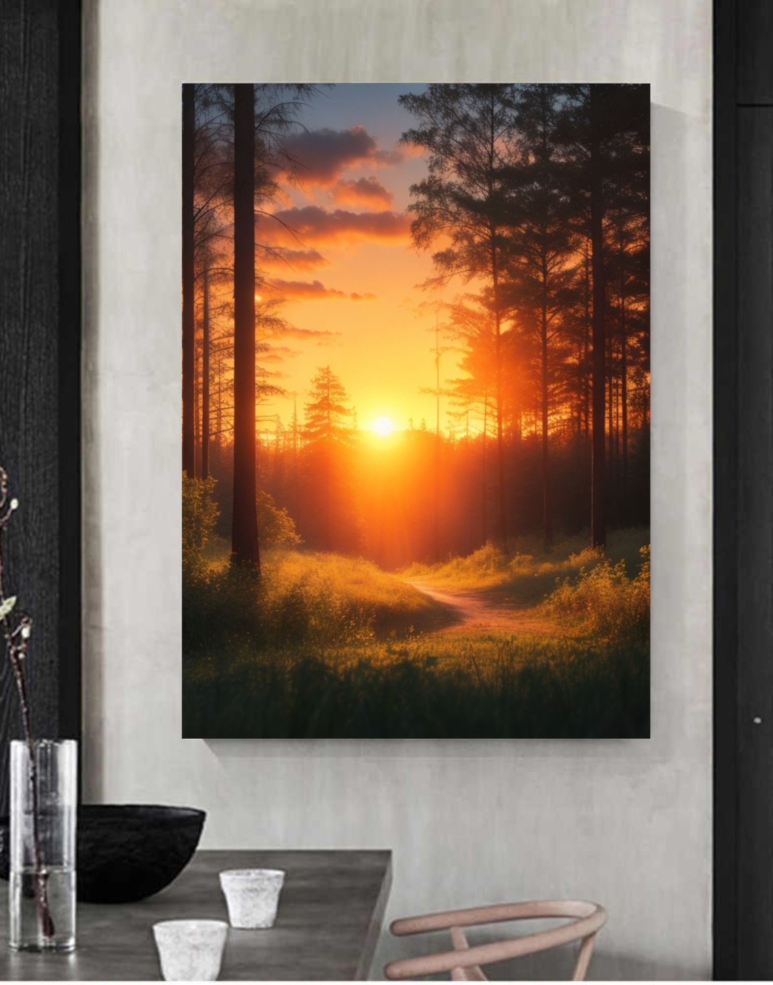 Sunset-sunrise Wall Art, Printable Artwork - Etsy