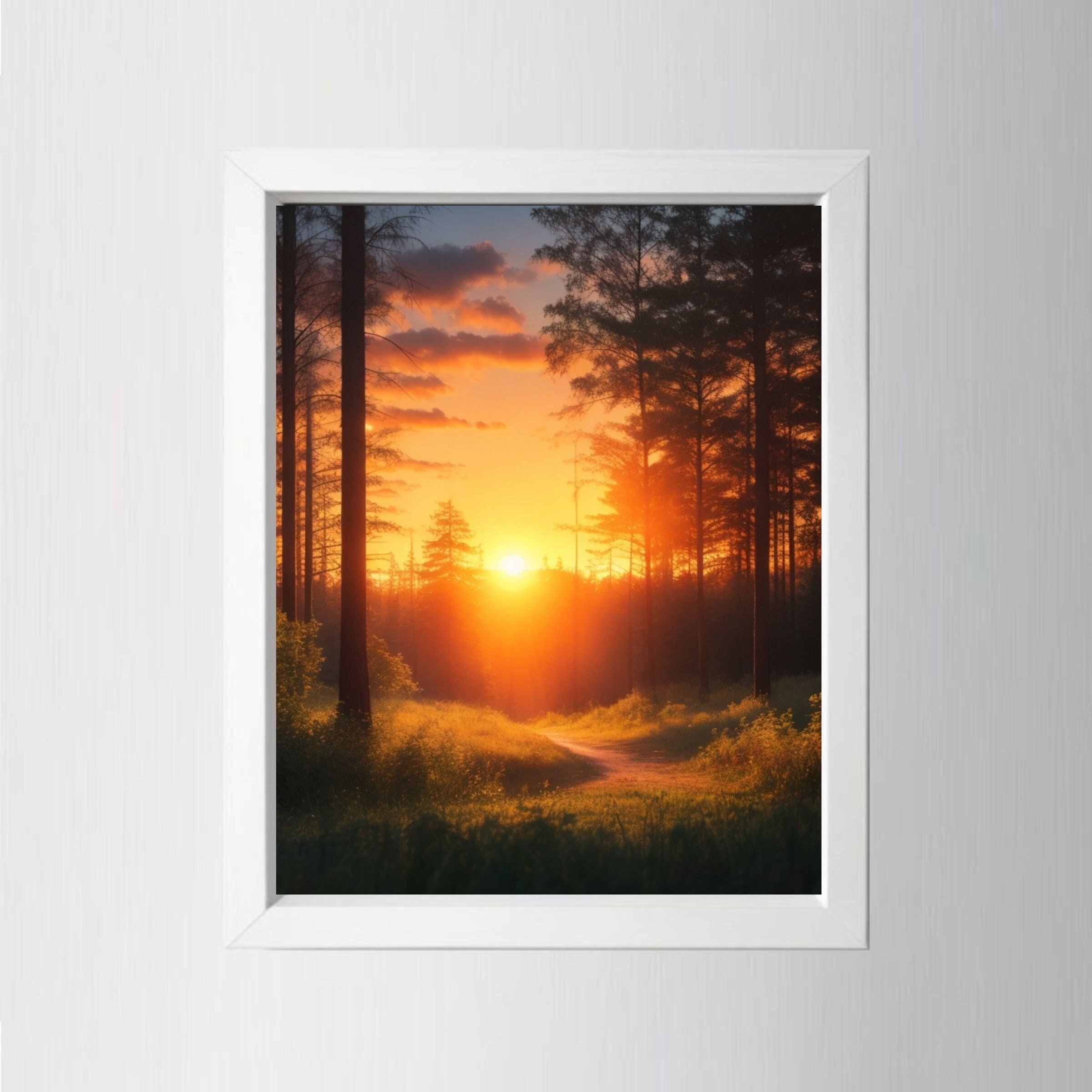 Sunset-sunrise Wall Art, Printable Artwork - Etsy