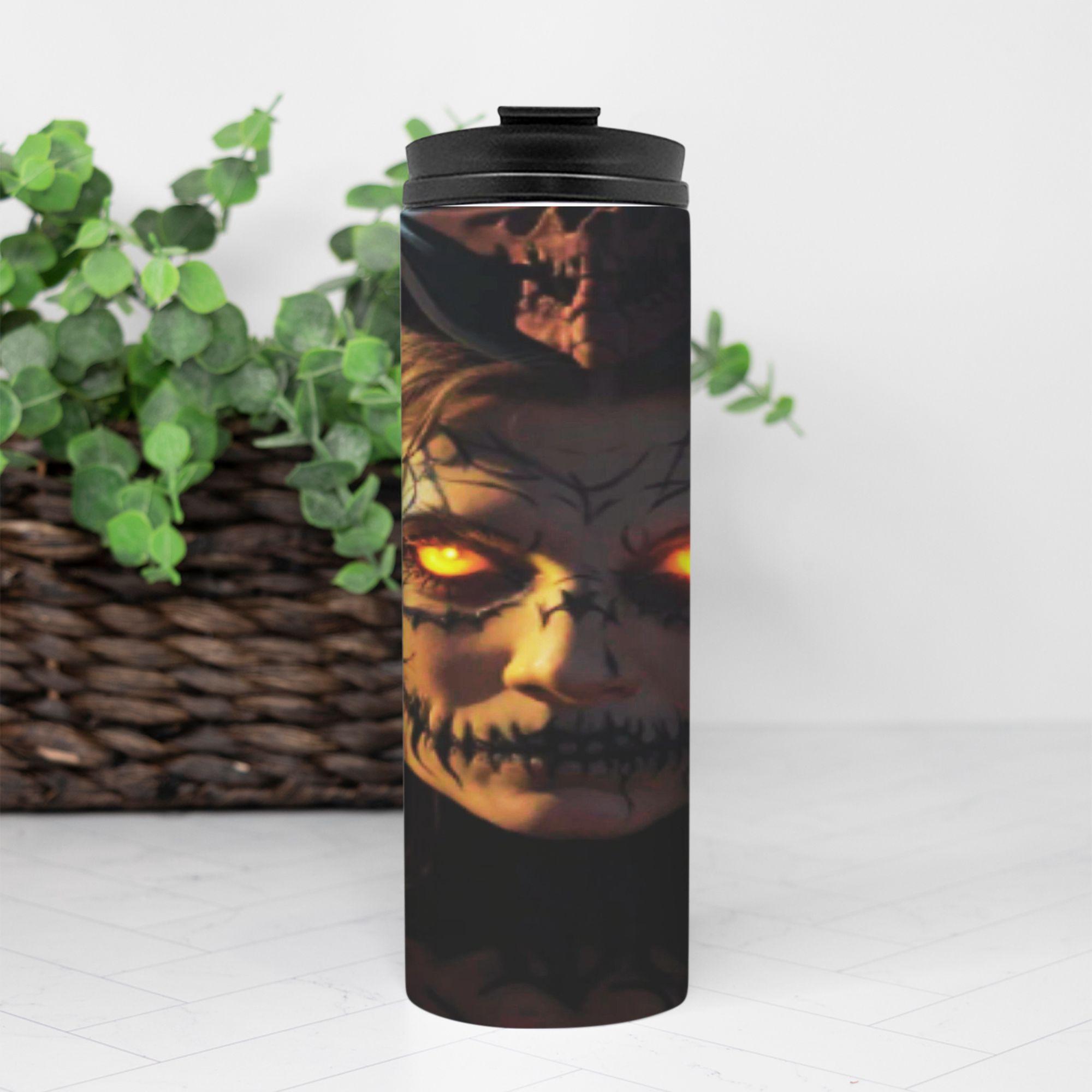 Scary Ghost 16 Oz Thermal Sublimation Tumbler, Vintage - Etsy