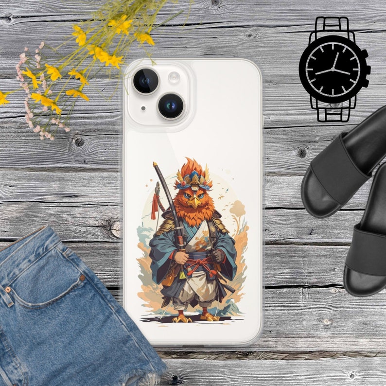 Samurai Chicken With Sword iPhone Case: Clear Case for Iphone® - Etsy