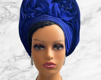 African Autogele Ready to Wear Gele African Hat Traditional - Etsy