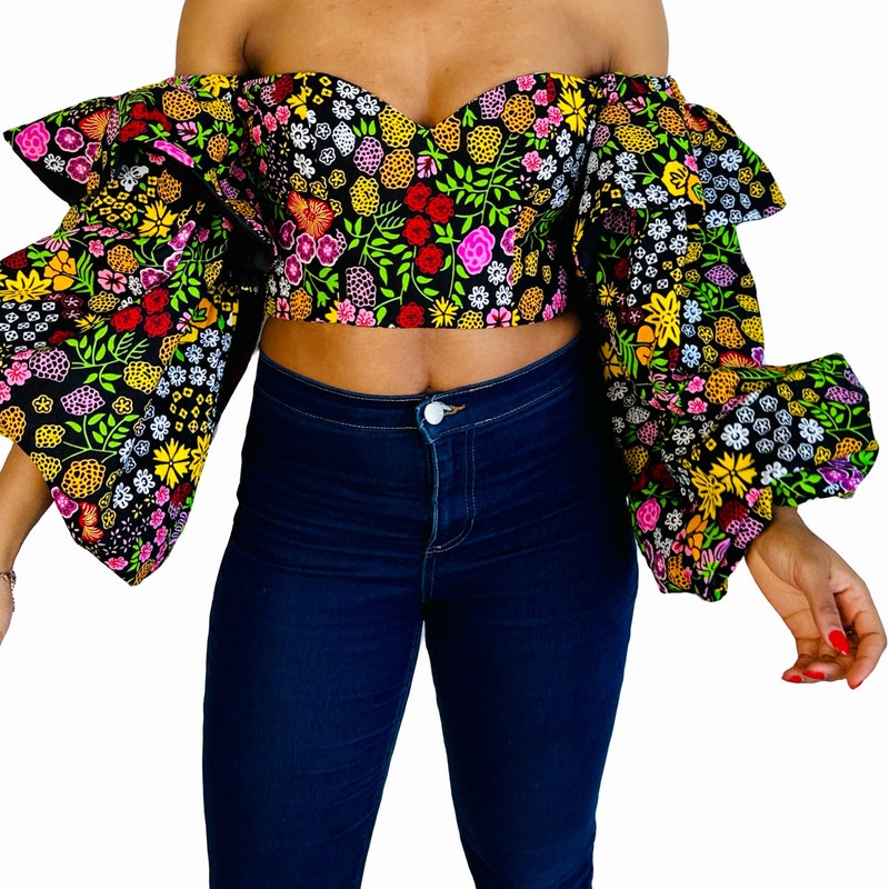 Ankara Crop Top Etsy