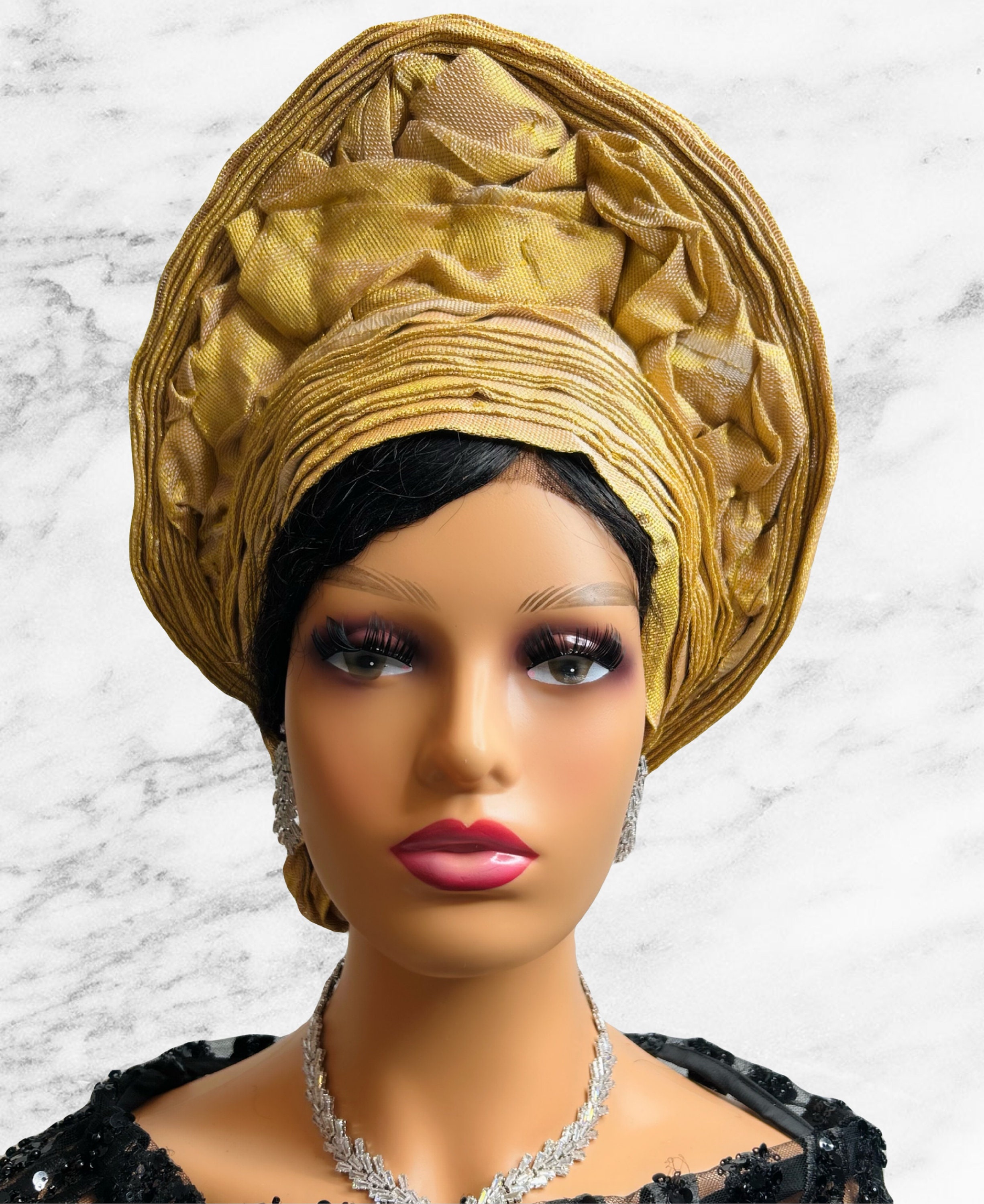 African Auto Gele Effortless Style, Traditional Beauty Your Ready-to ...