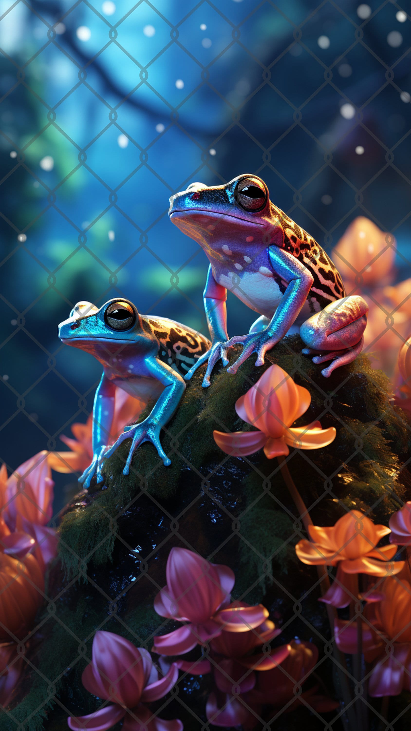 2 High Resolution Smartphone Wallpapers, Cute Tree Frogs iPhone ...