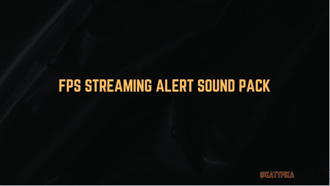 6 FPS Game Sound Alerts for Streaming Pack Audio Alerts, Notifications ...
