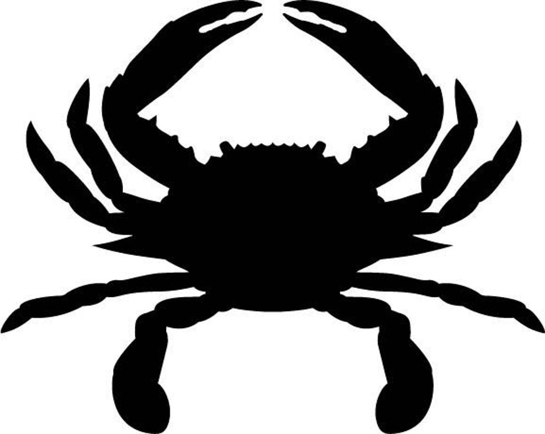 Crab Digital Download Clipart - Vector .eps, .dxf, .svg, .png - Etsy