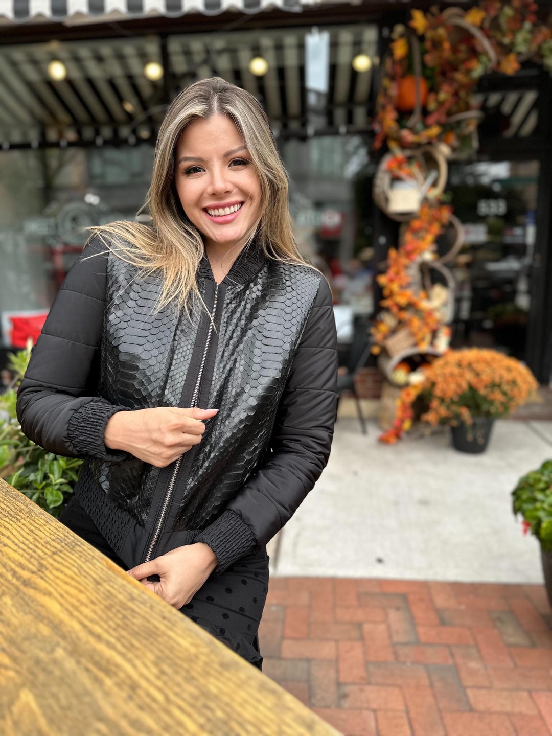 Women's Black Genuine Python Skin Jacket, Real Snake, Premium Quality ...