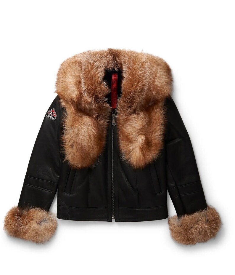 Original Goose Country Handmade Sheepskin Shearling Jacket: Women's Fox ...