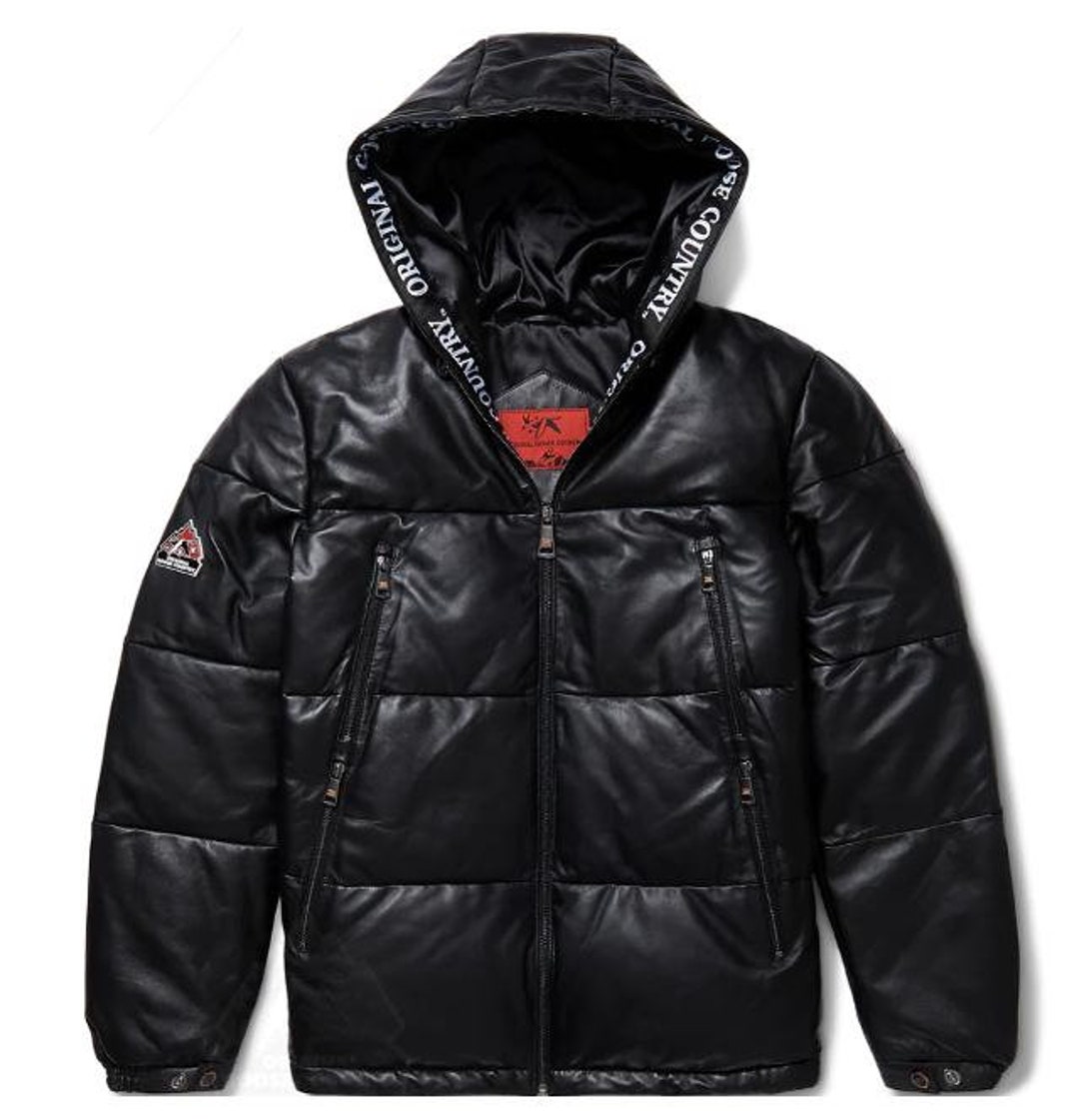 Original Goose Country Men's Yukon Lamb Skin Leather & Goose Down ...