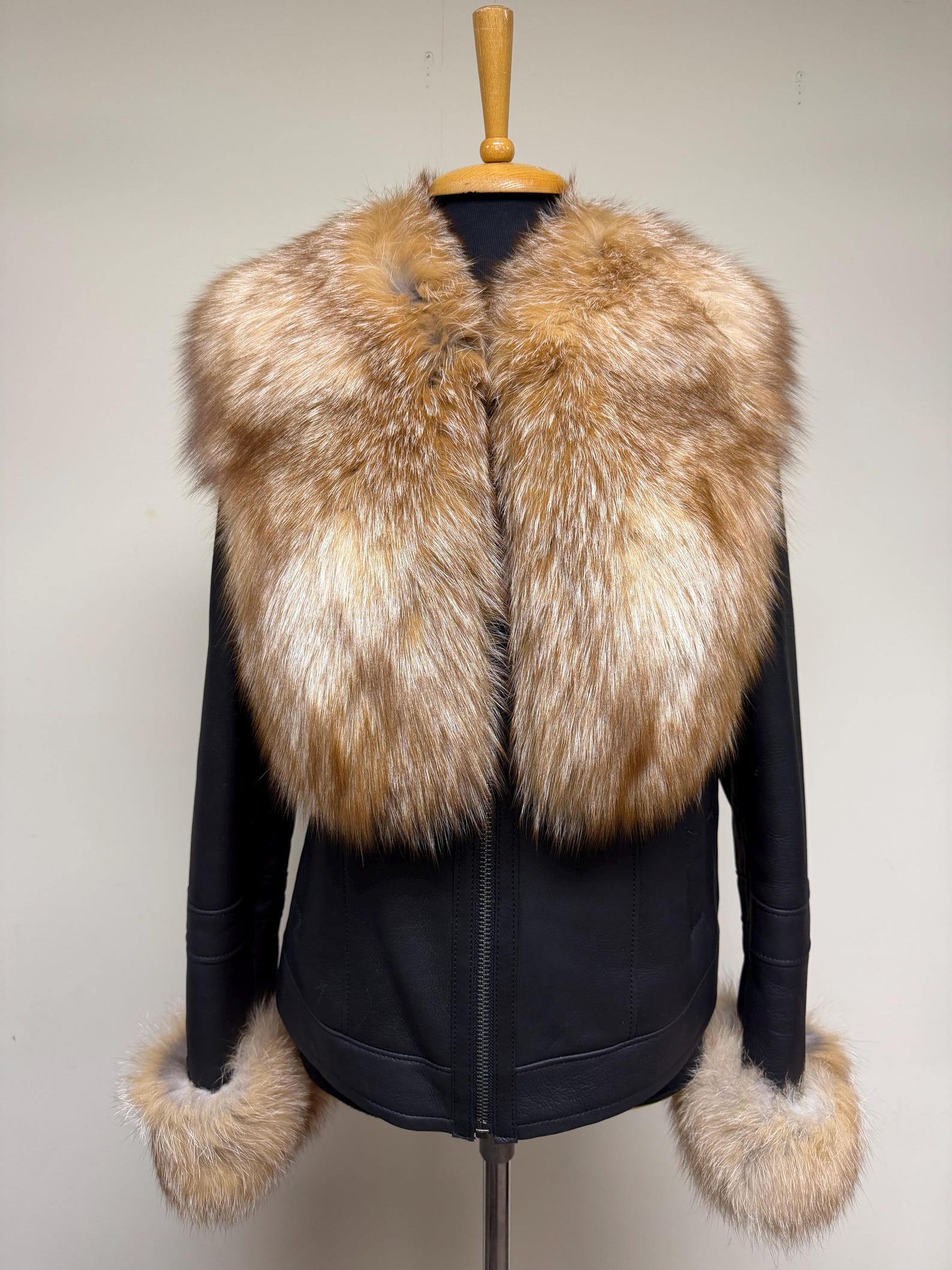 Original Goose Country Handmade Sheepskin Shearling Jacket: Women's Fox ...