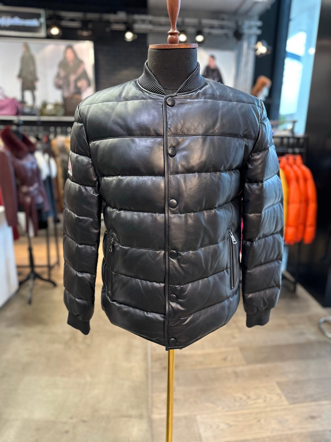 Handmade Original Goose Country Men's City Bubble Lamb Skin Leather ...
