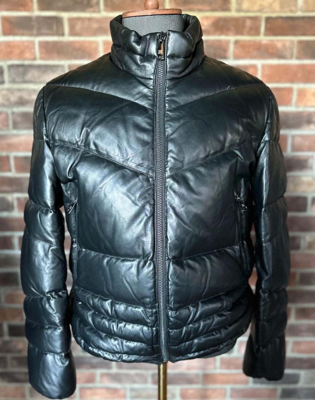 Original Goose Country Handmade Lambskin Leather Goose Down Jacket ...