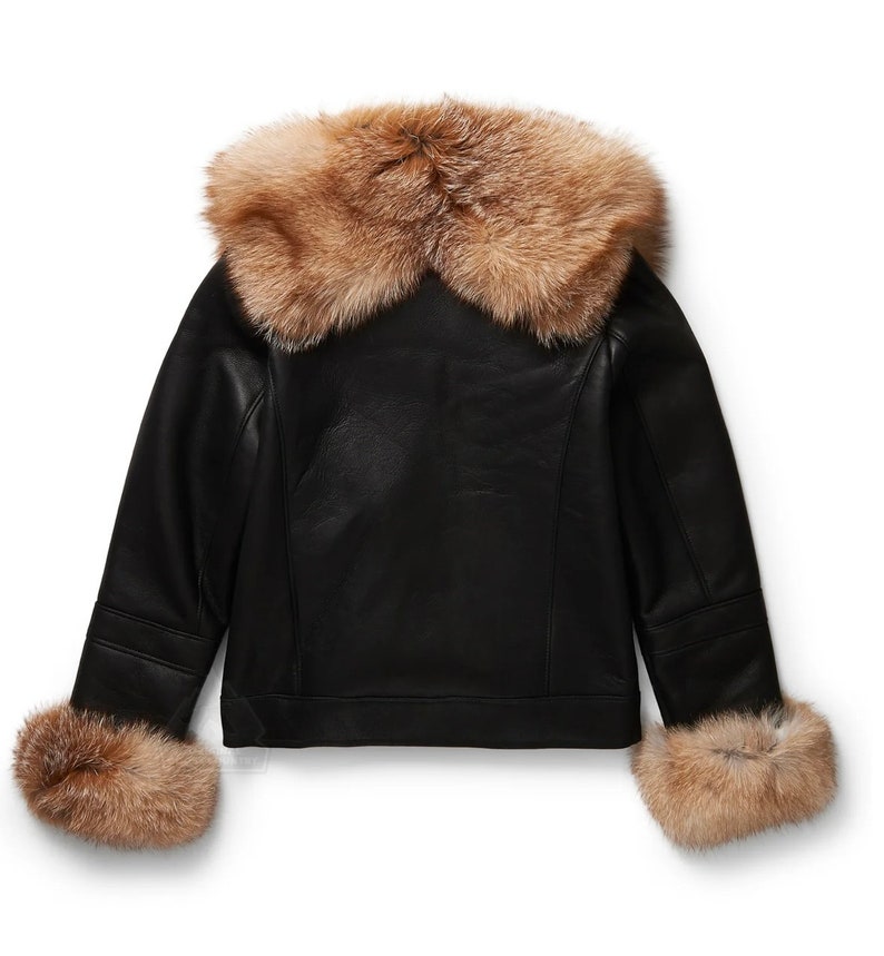Original Goose Country Handmade Sheepskin Shearling Jacket: Women's Fox ...