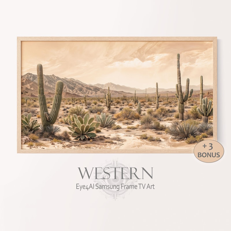 Framed Desert Wall Art - Etsy