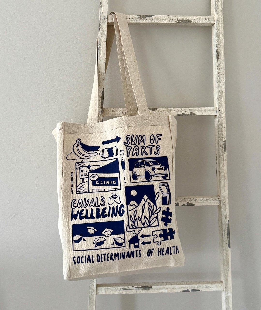 Social Determinants of Health Tote Bag | Public Health Bag, Bags for ...