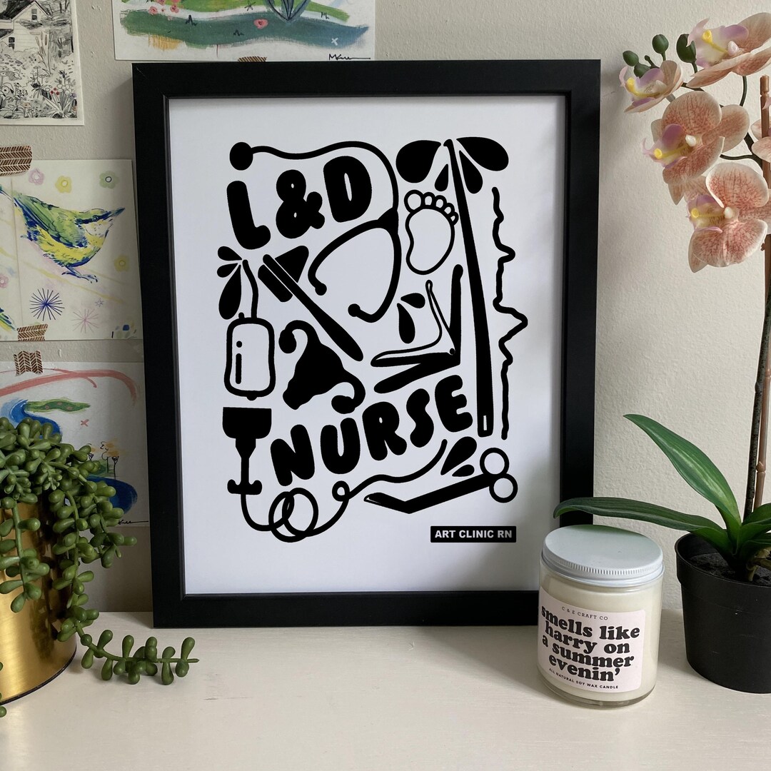 Obstetrics Fine Art Print | Obstetrics Art | Prints for L&D Nurses ...