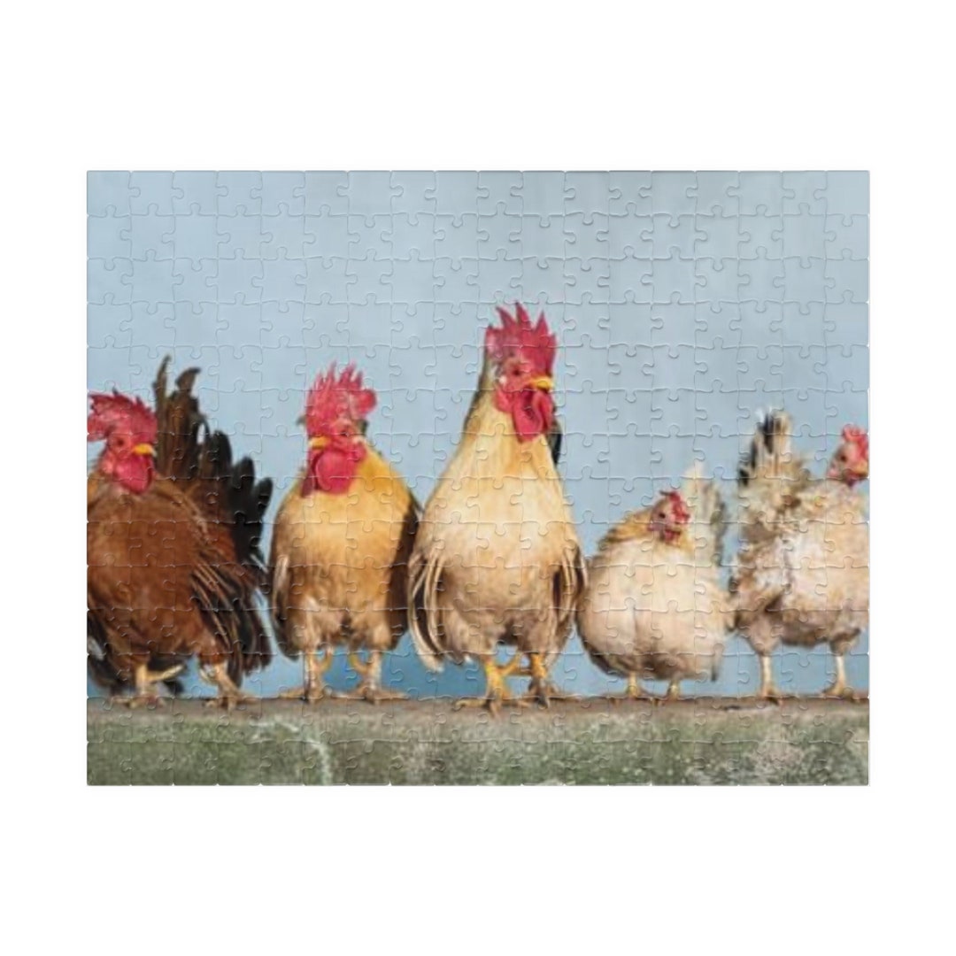 Chicken Puzzle (110, 252, 520, 1014-piece), Jigsaw Puzzle, Rooster ...