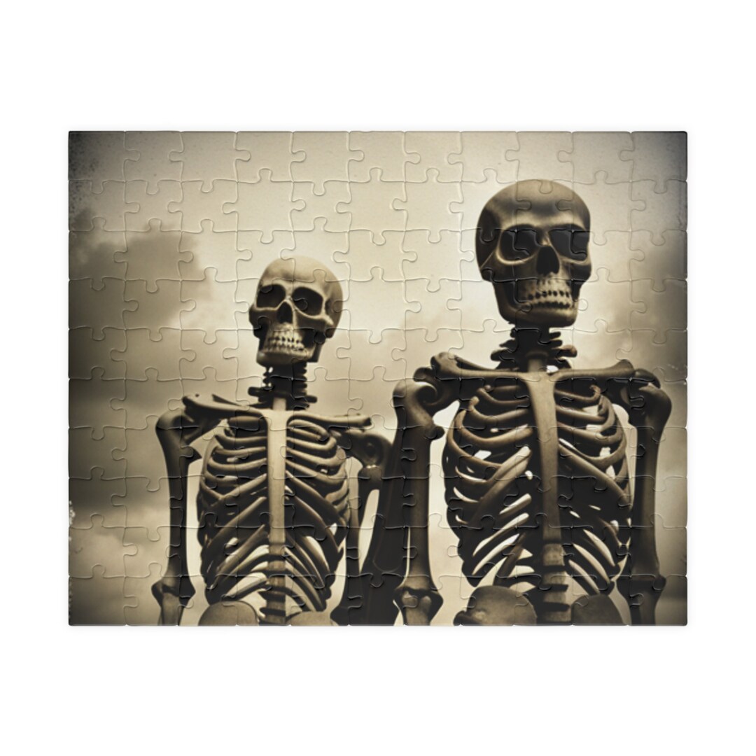 Creepy Halloween Puzzle (110, 252, 520, 1014-piece), Halloween Gift ...