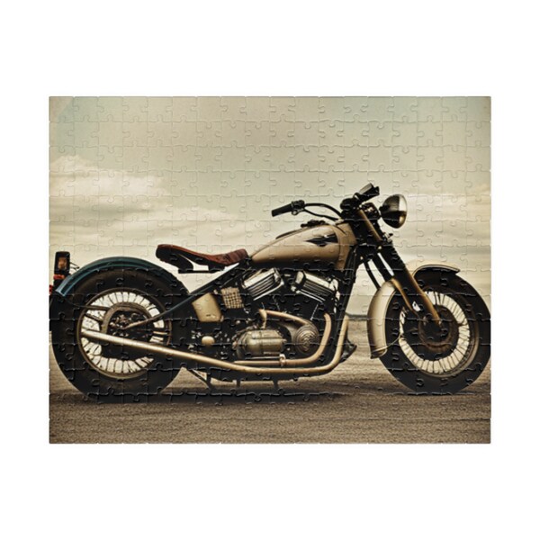 Motorcycle Puzzle - Etsy