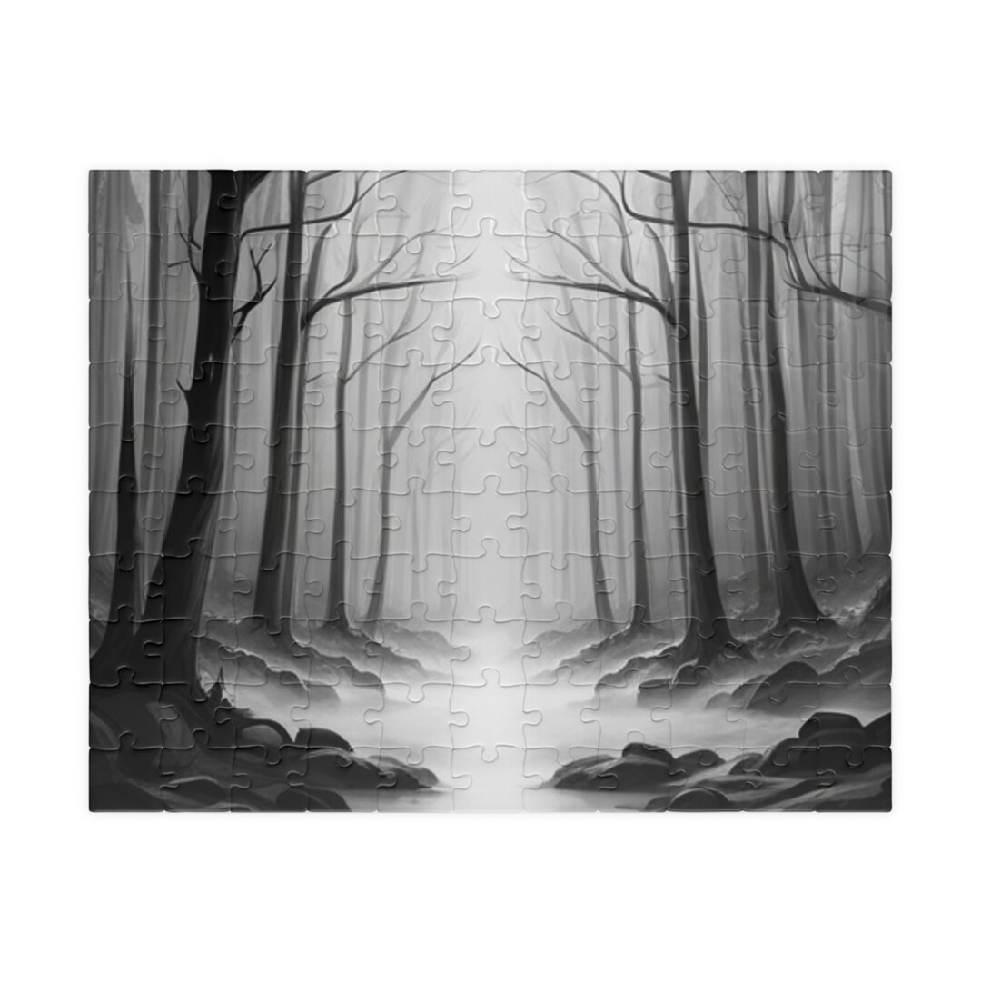 The Forest Puzzle (110, 252, 520, 1014-piece), Landscape Puzzle, Unique ...