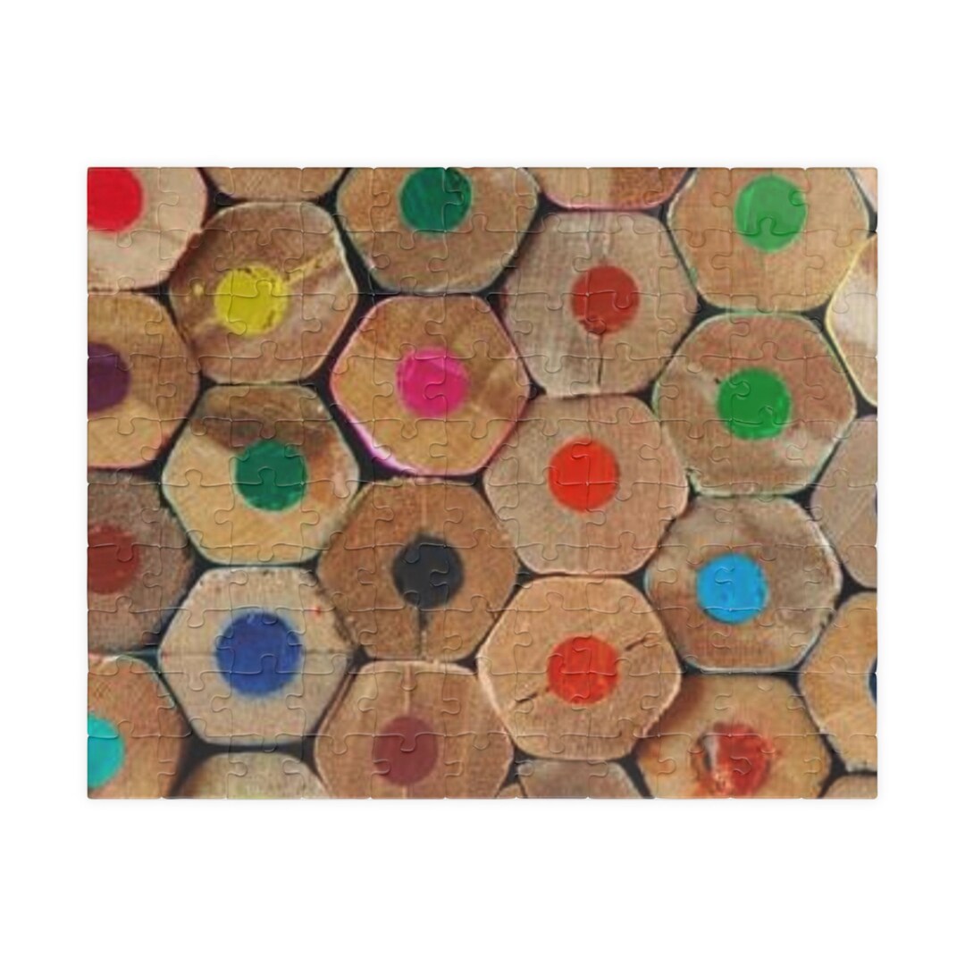 Colored Pencil Puzzle (110, 252, 520, 1014-piece), Art Puzzle, Jigsaw ...