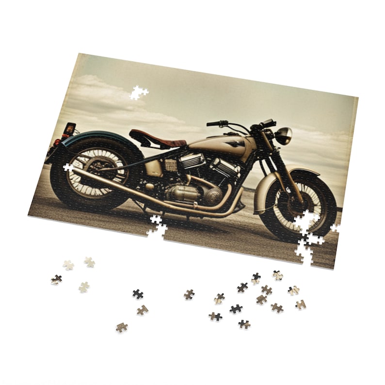 Motorcycle Jigsaw Puzzle 1000-piece, Motorcycle Puzzle, Photo Puzzle ...