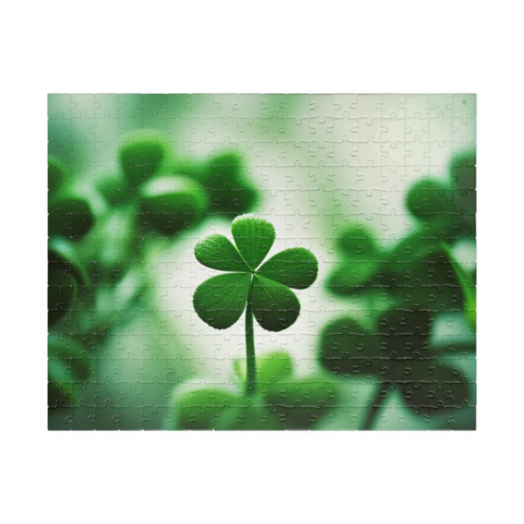 The Clover Puzzle (110, 252, 520, 1014-piece), St Patricks Day Puzzle ...