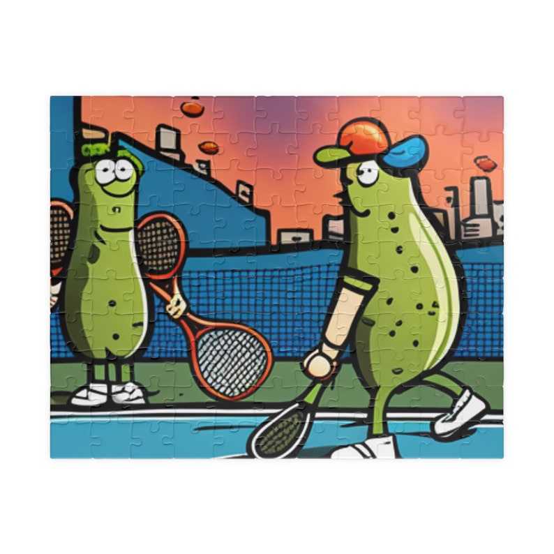 Pickleball Puzzle (110, 252, 520, 1014-piece), Puzzle Lover Gift ...