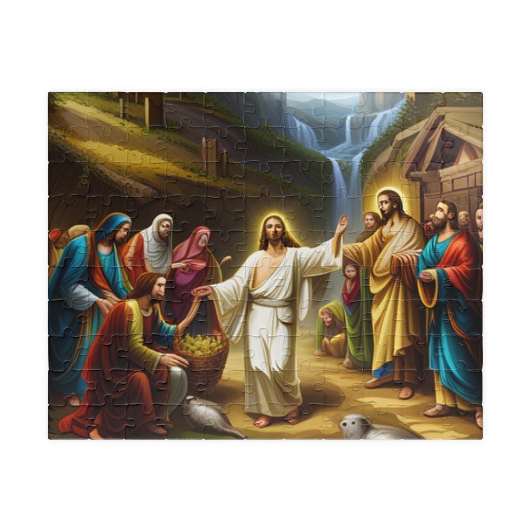 Jesus & His Disciples Puzzle (110, 252, 520, 1014-piece), Holiday Gift ...