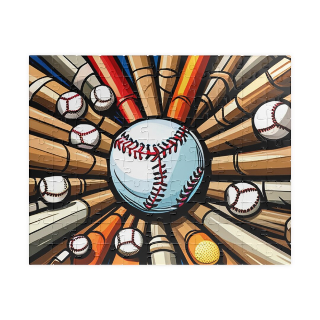 Baseball Puzzle (110, 252, 520, 1014-piece), Sport Puzzle, Holiday Gift ...