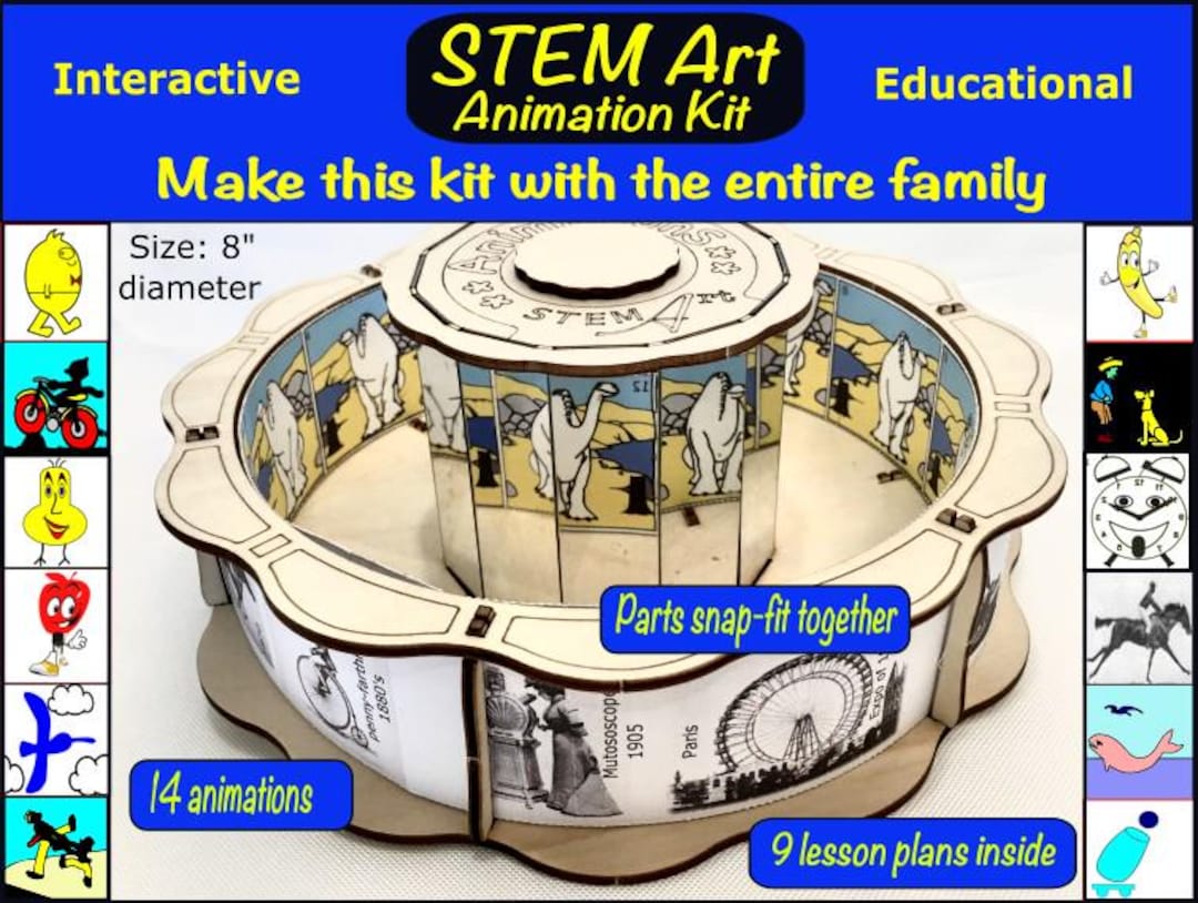 STEM Art Educational Animation Kit - Etsy