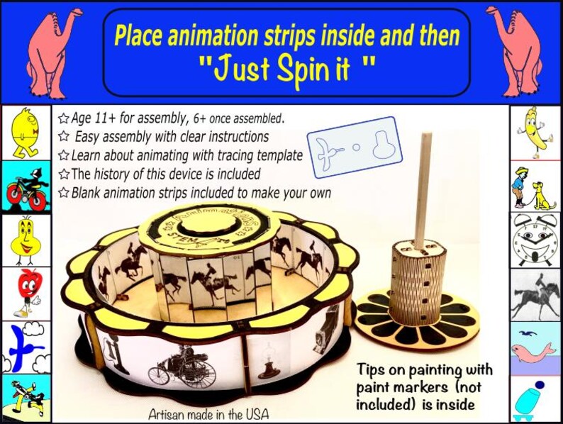 STEM Art Educational Animation Kit - Etsy